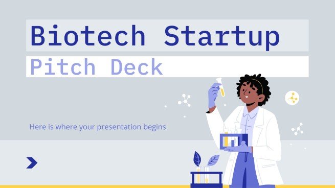 Biotech Startup Pitch Deck | Google Slides & PowerPoint