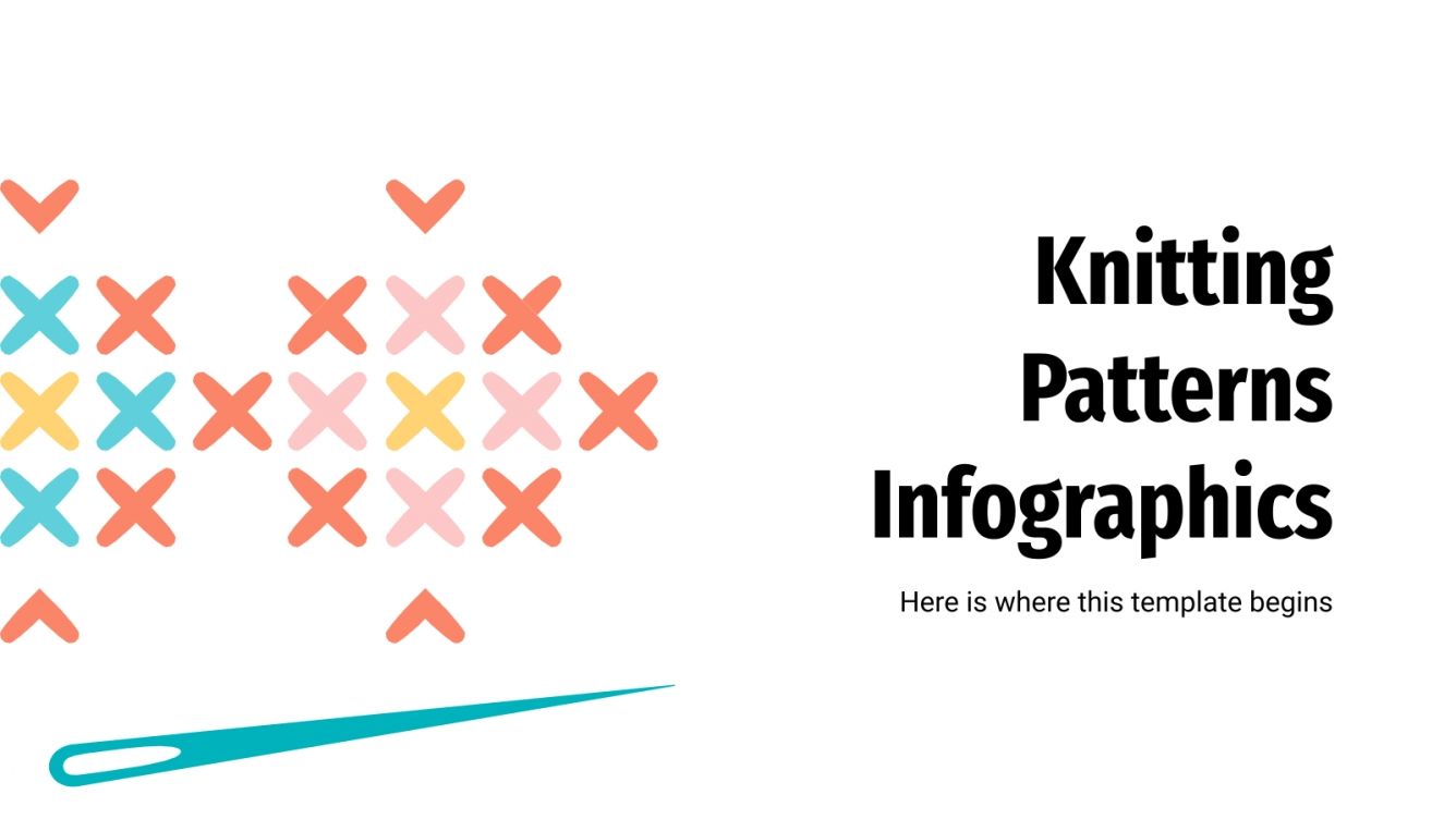 Knitting Patterns Infographics | Google Slides & PPT