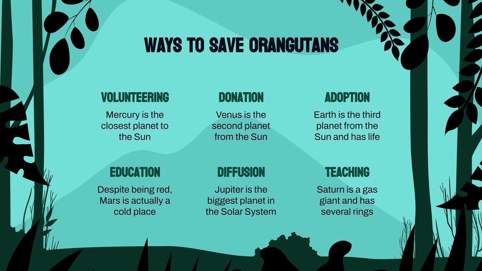 International Orangutan Day | Google Slides & PowerPoint