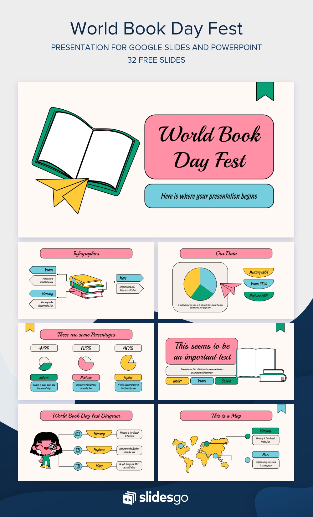 World Book Day Fest | Google Slides & PowerPoint theme
