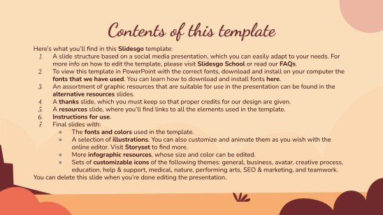 Arizona Stickers Theme for Social Media | Google Slides & PPT