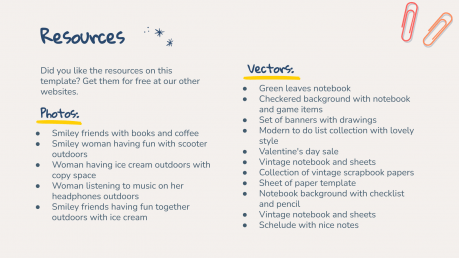 My New Year's Resolution Google Slides & PowerPoint template