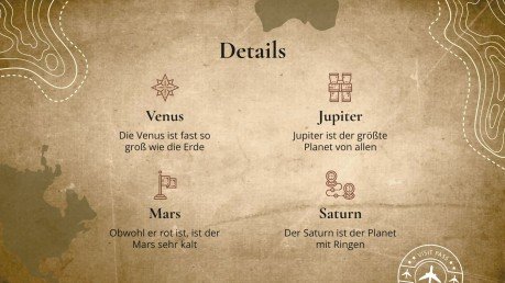 Old Maps Style Newsletter | Google Slides & PowerPoint