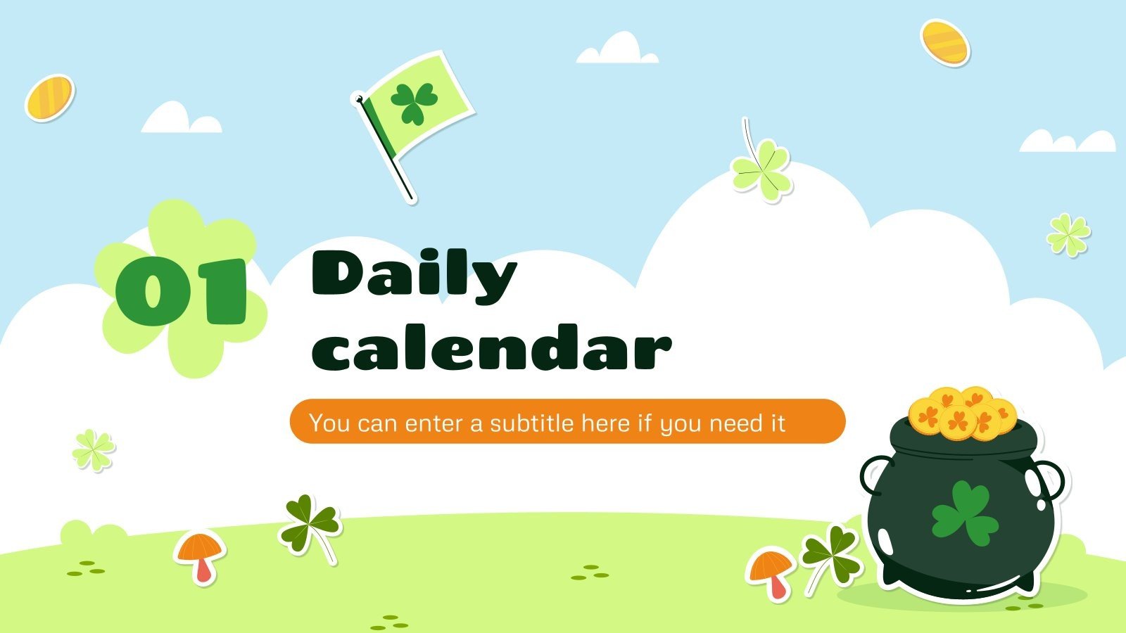 Irish Inspired Organizers for Students | Google Slides & PPT