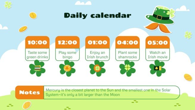 Irish Inspired Organizers for Students | Google Slides & PPT