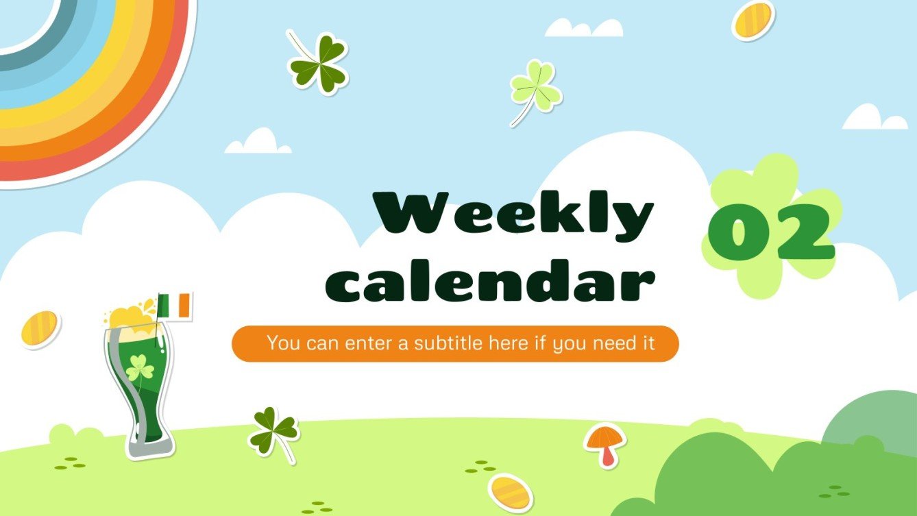 Irish Inspired Organizers for Students | Google Slides & PPT