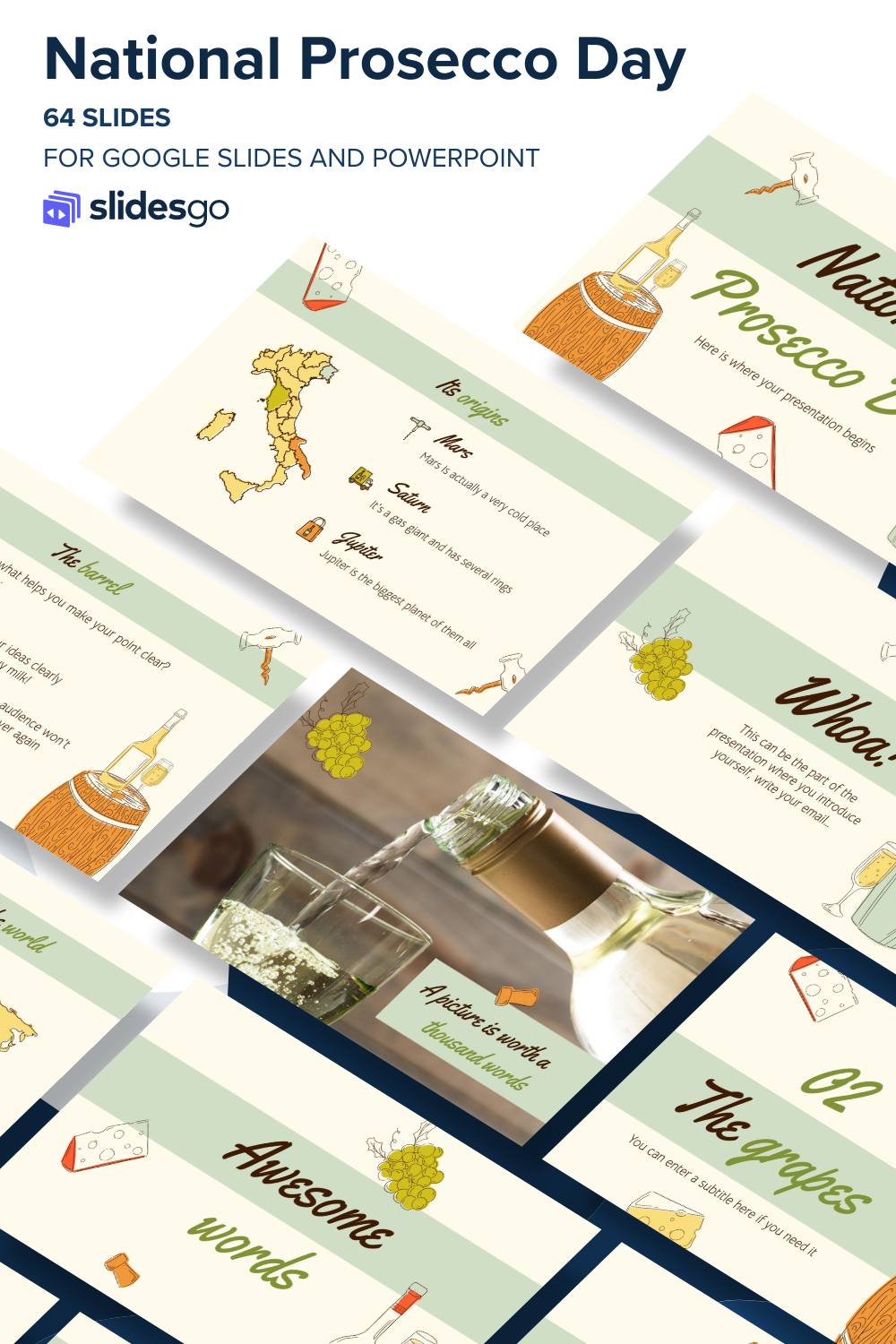 National Prosecco Day | Google Slides & PowerPoint template