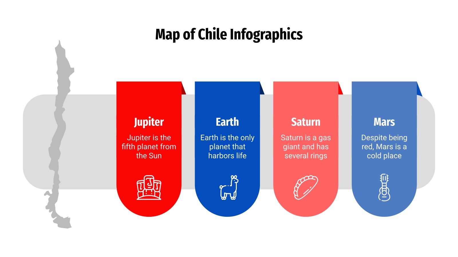 Map of Chile Infographics for Google Slides & PowerPoint