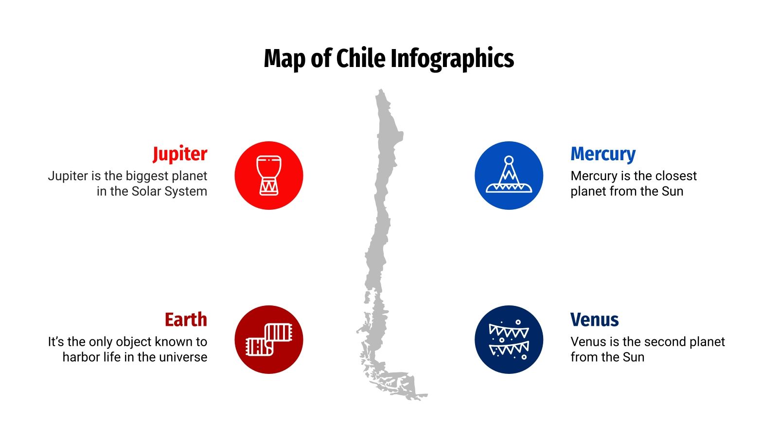 Map of Chile Infographics for Google Slides & PowerPoint
