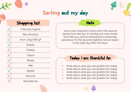 Printable Weekly To Do List for Pre-K | Google Slides & PPT