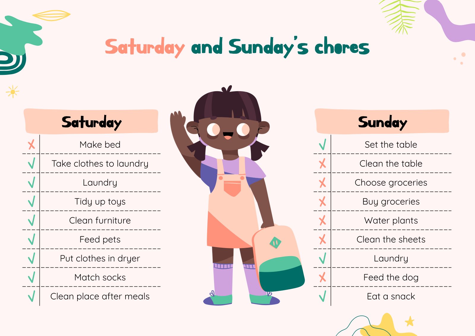 Printable Weekly To Do List for Pre-K | Google Slides & PPT