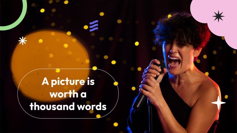 Singer Portfolio | Google Slides and PowerPoint