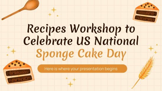 Plantillas gratis sobre recetas para Google Slides y PPT