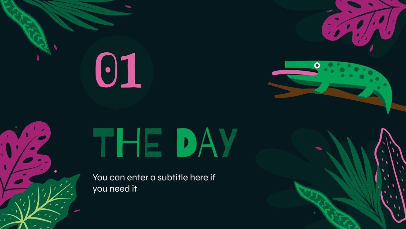 World Lizard Day | Google Slides and PowerPoint