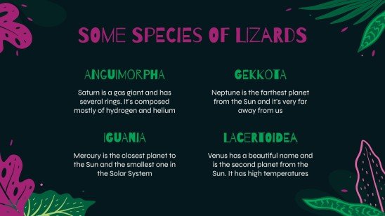 World Lizard Day | Google Slides and PowerPoint