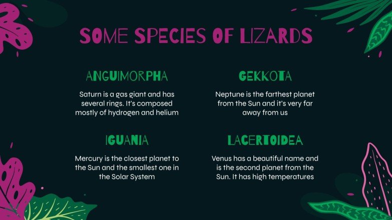 World Lizard Day | Google Slides and PowerPoint