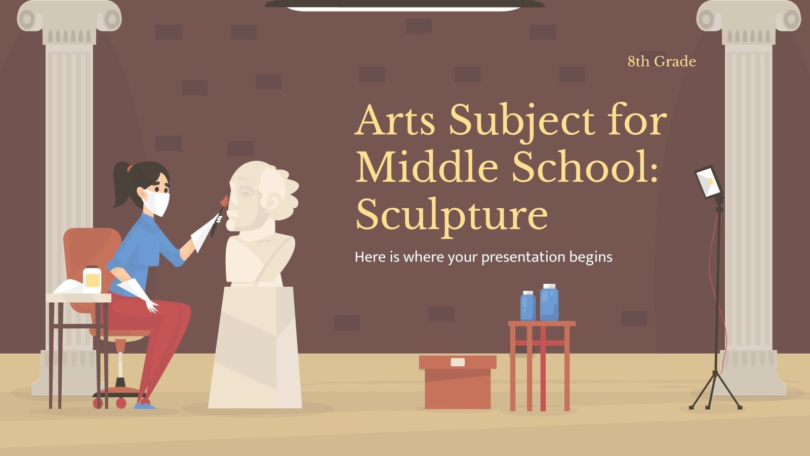 Arts for Middle School: Sculpture | Google Slides & PowerPoint