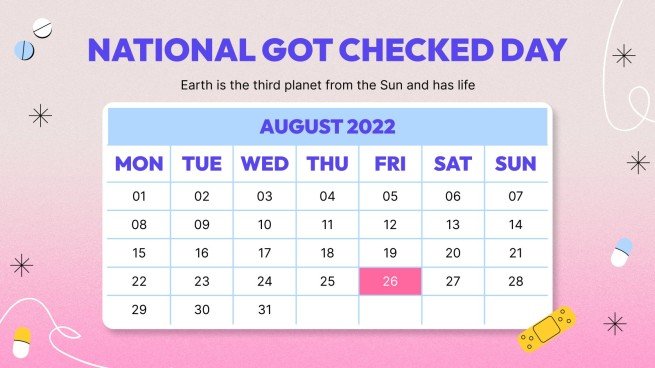 US National Got Checked Day | Google Slides and PowerPoint