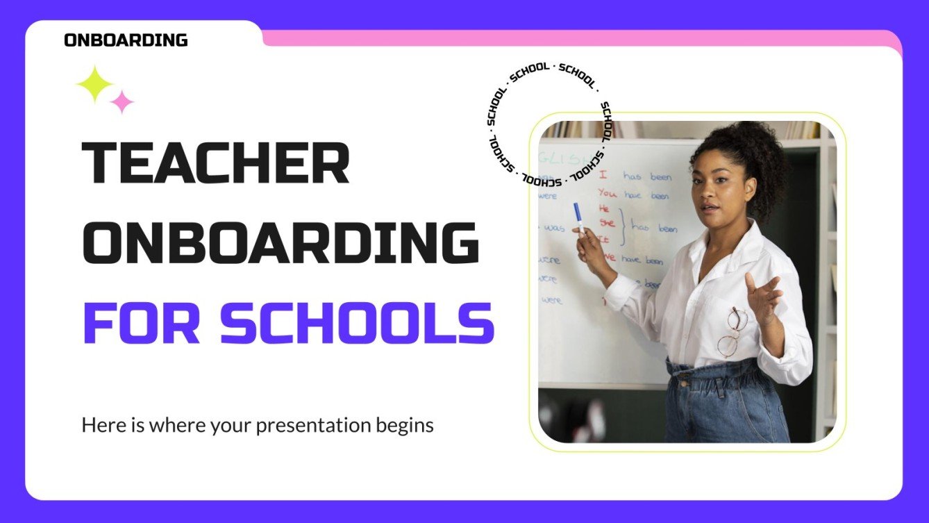 Teacher Onboarding for Schools | Google Slides & PowerPoint