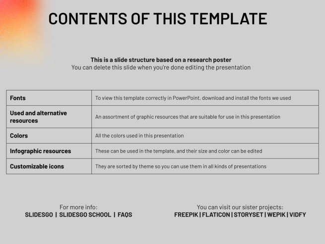 Simple Gradients Research Poster | Google Slides & PPT