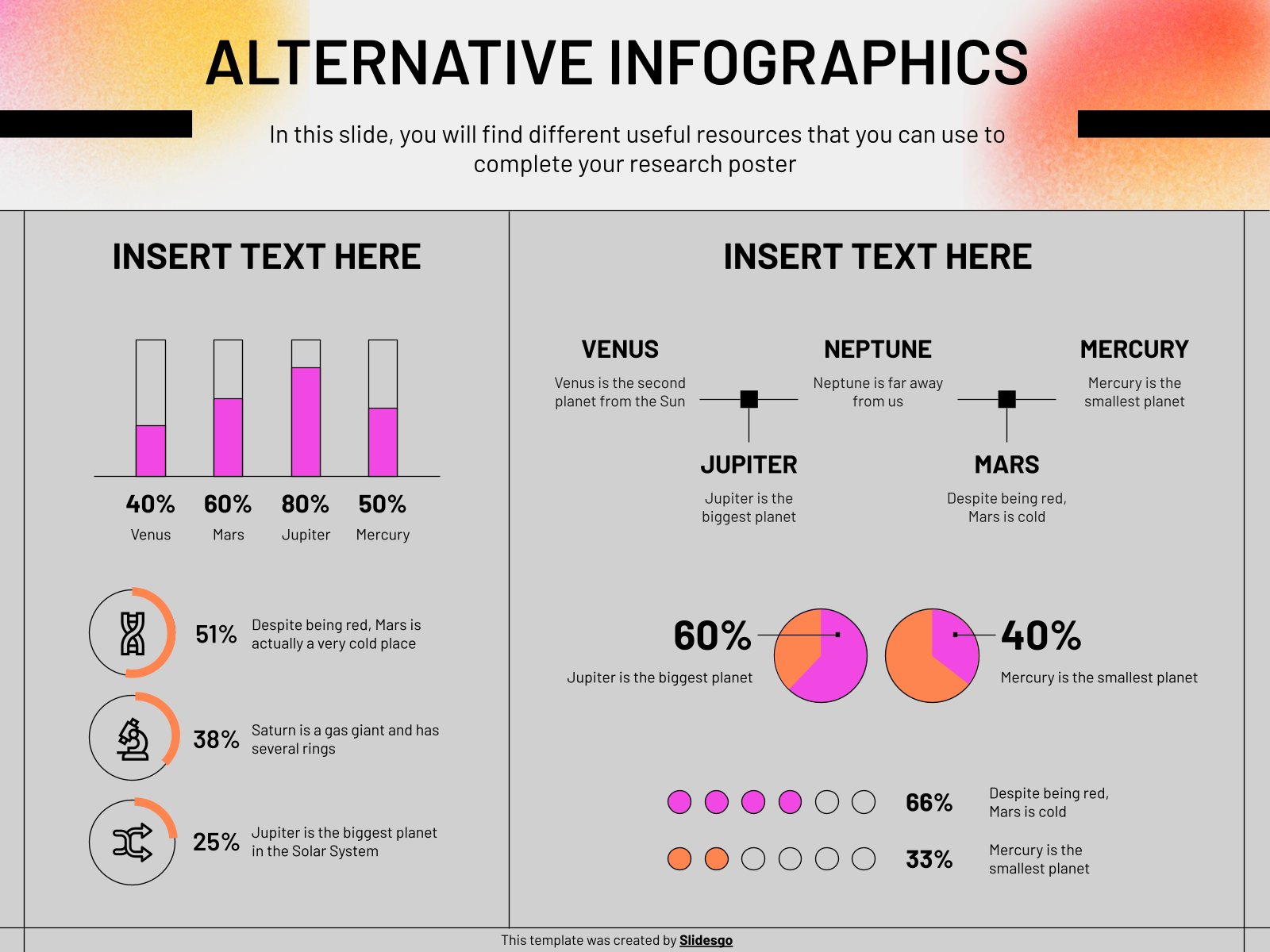 Simple Gradients Research Poster | Google Slides & PPT