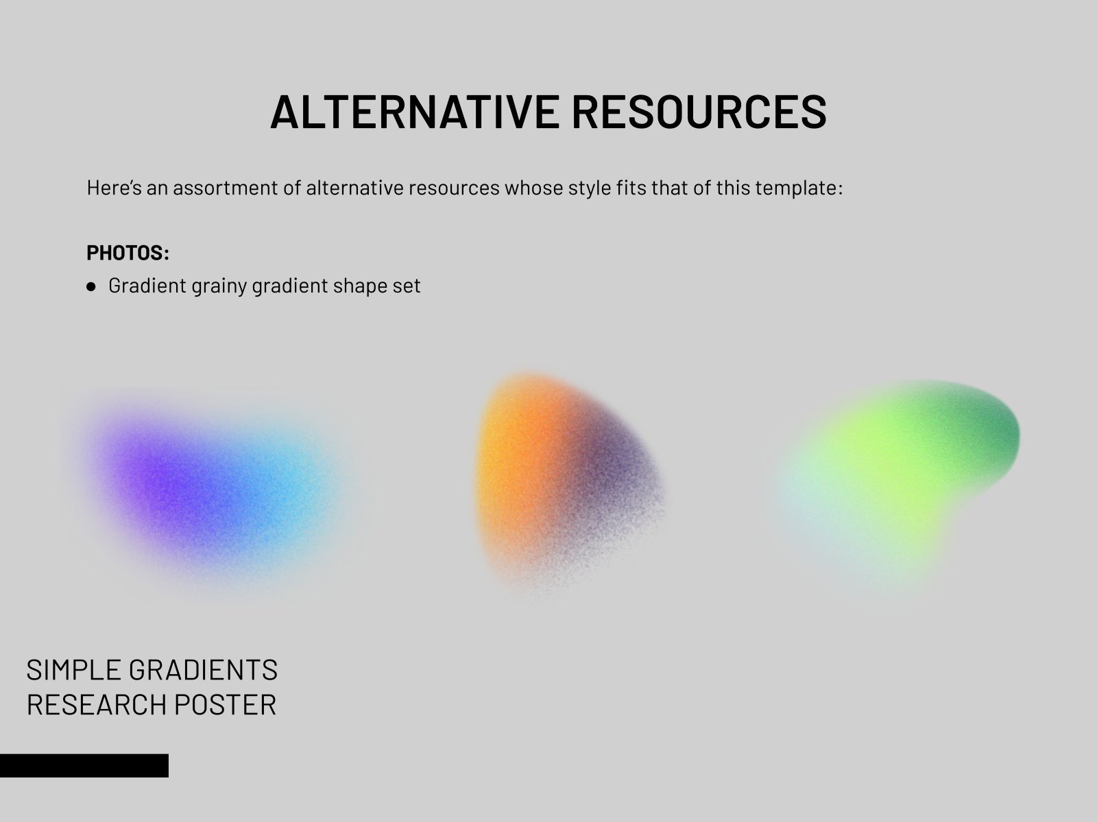 Simple Gradients Research Poster | Google Slides & PPT