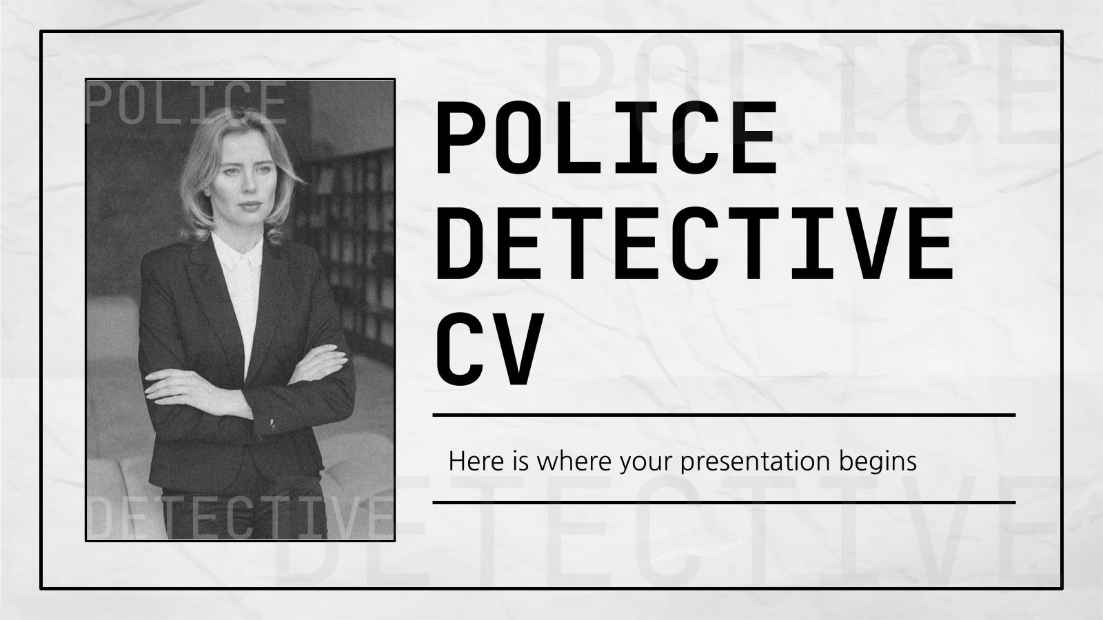 Free Google Slides and PowerPoint Templates on Police