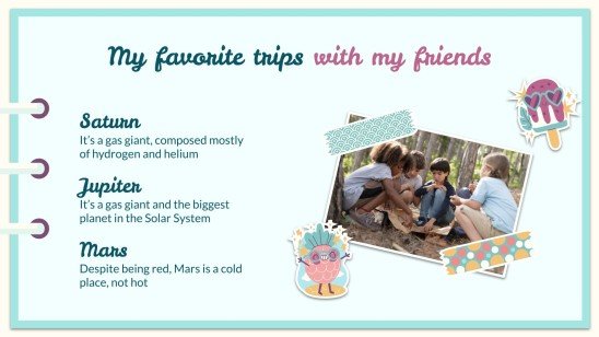 End of Summer Digital Memory Book | Google Slides & PPT