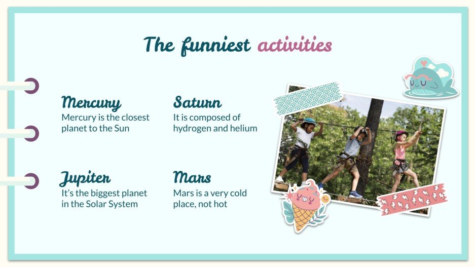 End of Summer Digital Memory Book | Google Slides & PPT