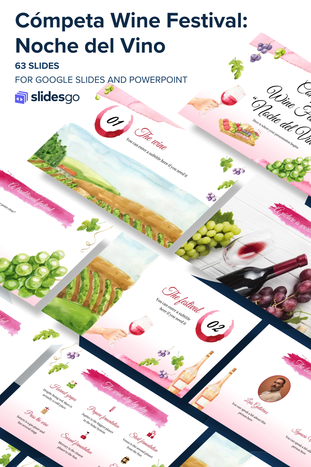 Cómpeta Wine Festival: Noche del Vino | Google Slides & PPT