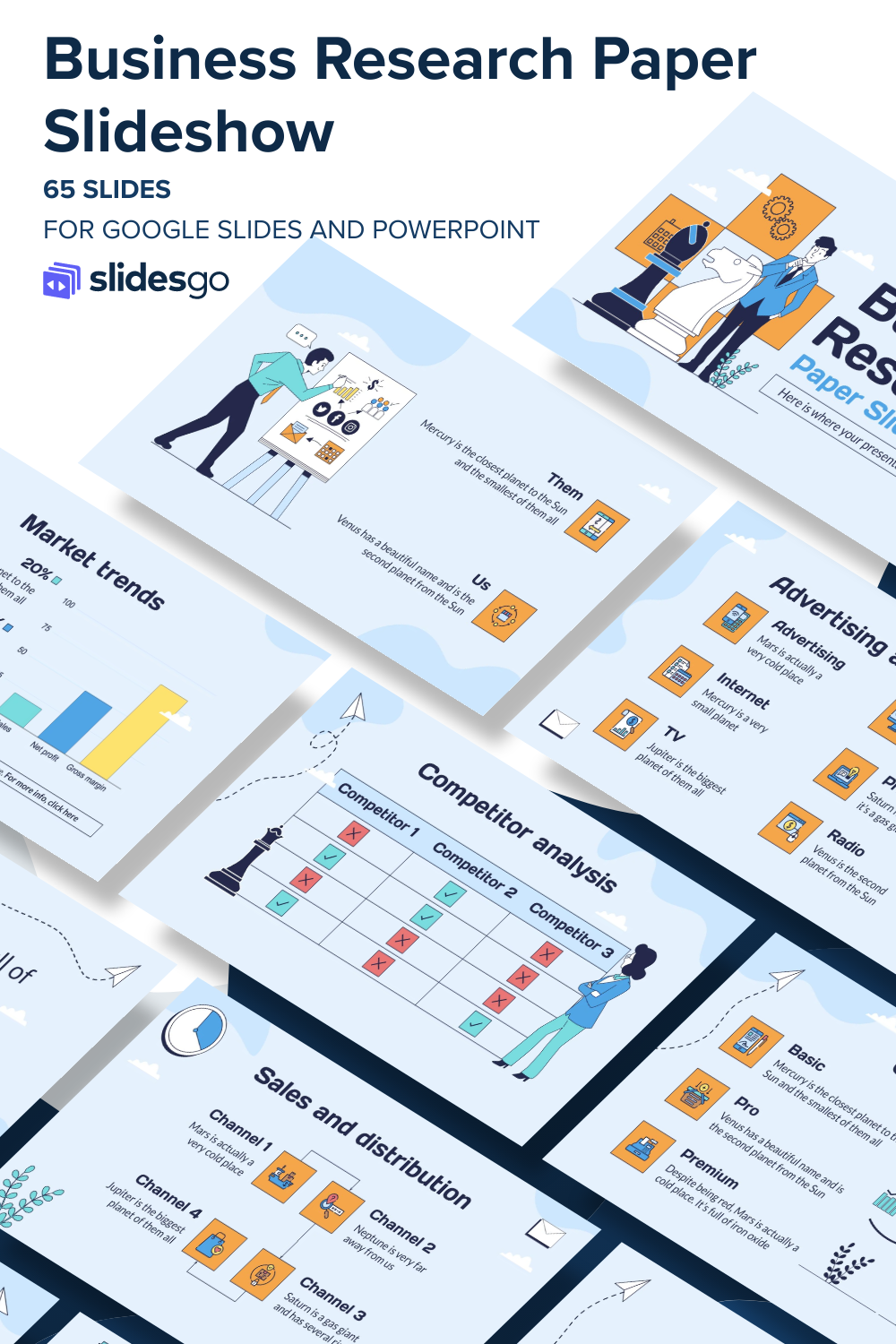 Business Research Paper Slideshow | Google Slides and PPT