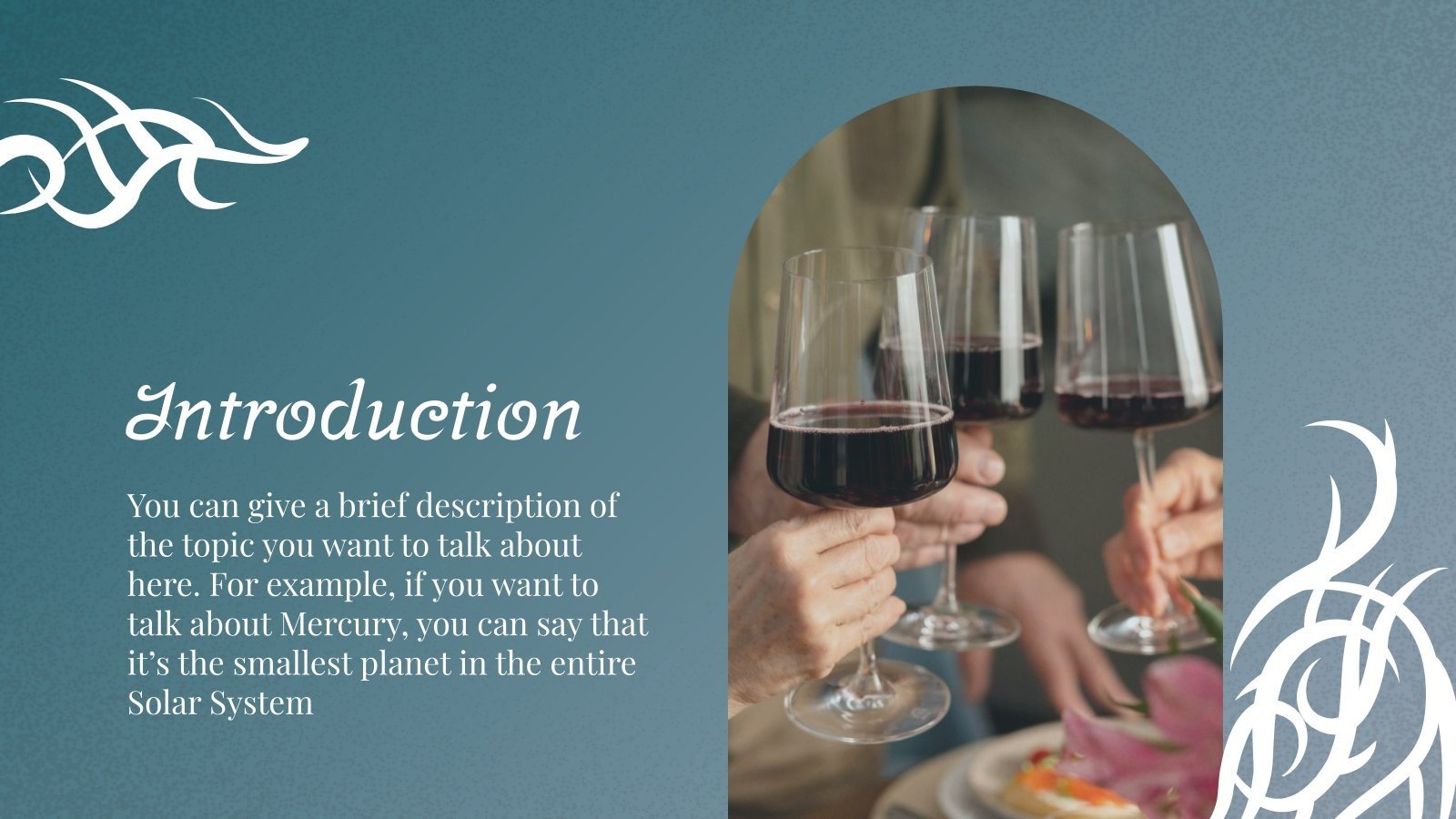 Rheingau Wine Festival in Frankfurt Minitheme | Google Slides