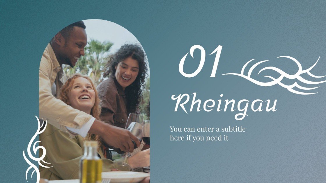 Rheingau Wine Festival in Frankfurt Minitheme | Google Slides