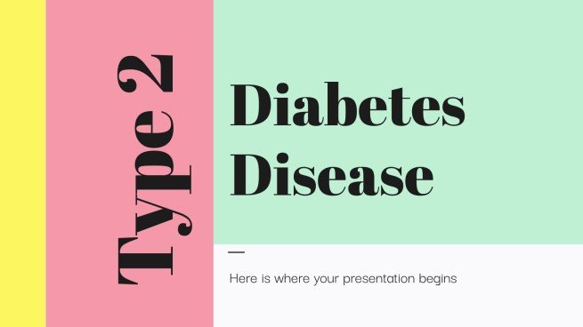 Free templates about Diabetes for Google Slides & PowerPoint