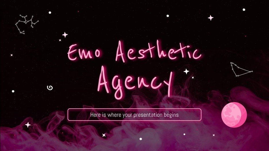 Emo Aesthetic Agency | Google Slides and PowerPoint