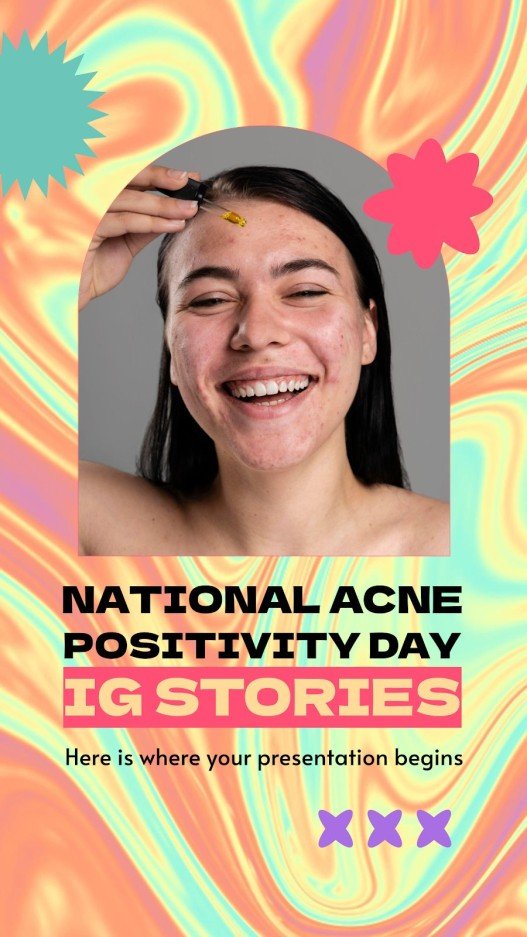 National Acne Positivity Day IG Stories | Google Slides & PPT