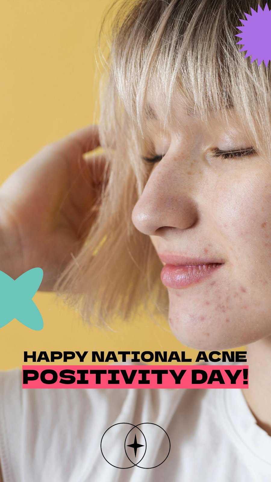 Acne Positivity Day Instagram Stories | Google Slides & PPT