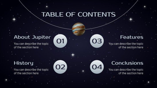 Planet Jupiter Minitheme | Google Slides & PowerPoint template