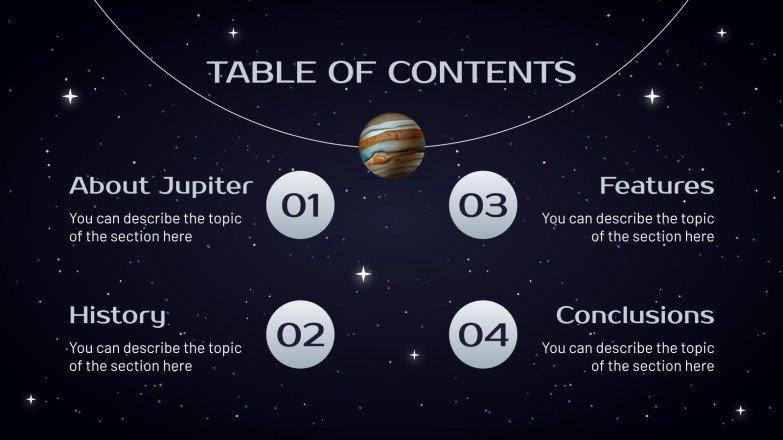 Planet Jupiter Minitheme | Google Slides & PowerPoint template