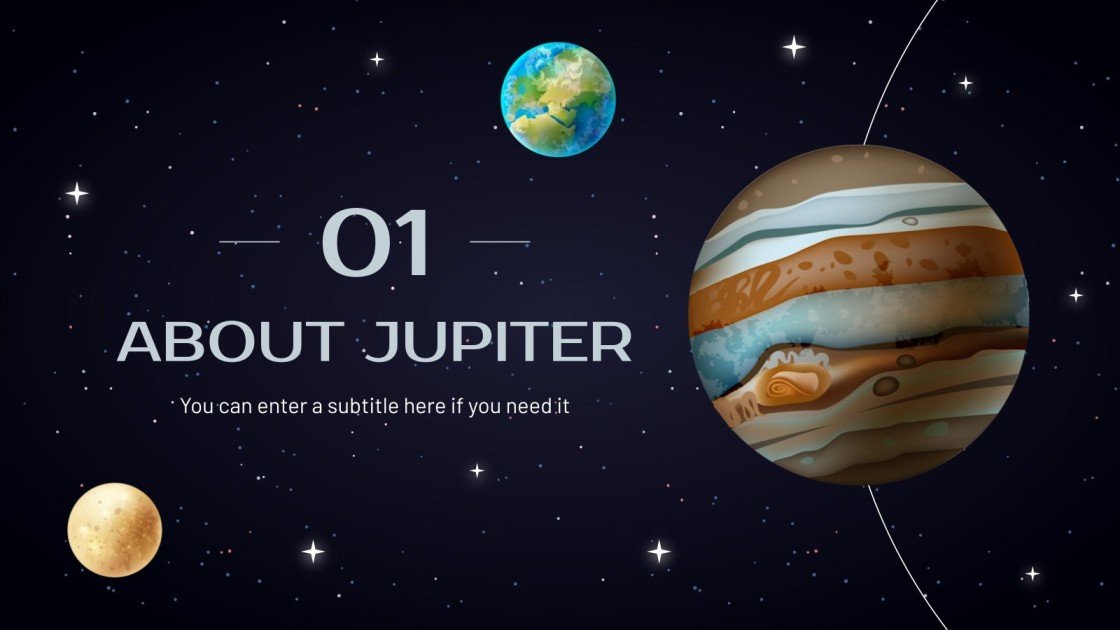 Planet Jupiter Minitheme | Google Slides & PowerPoint template