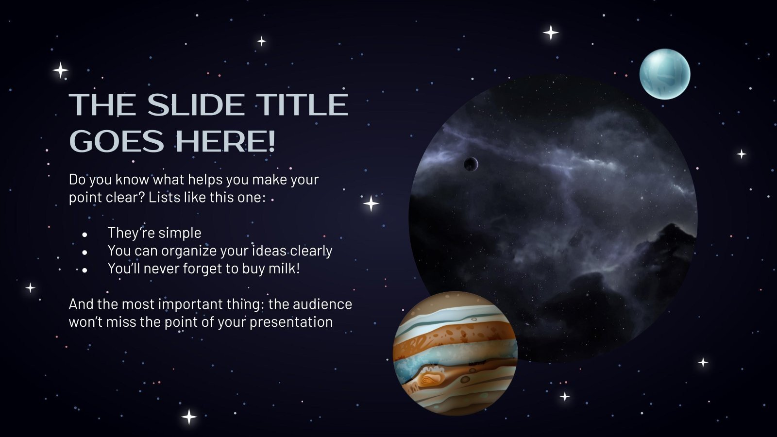 Planet Jupiter Minitheme | Google Slides & PowerPoint template