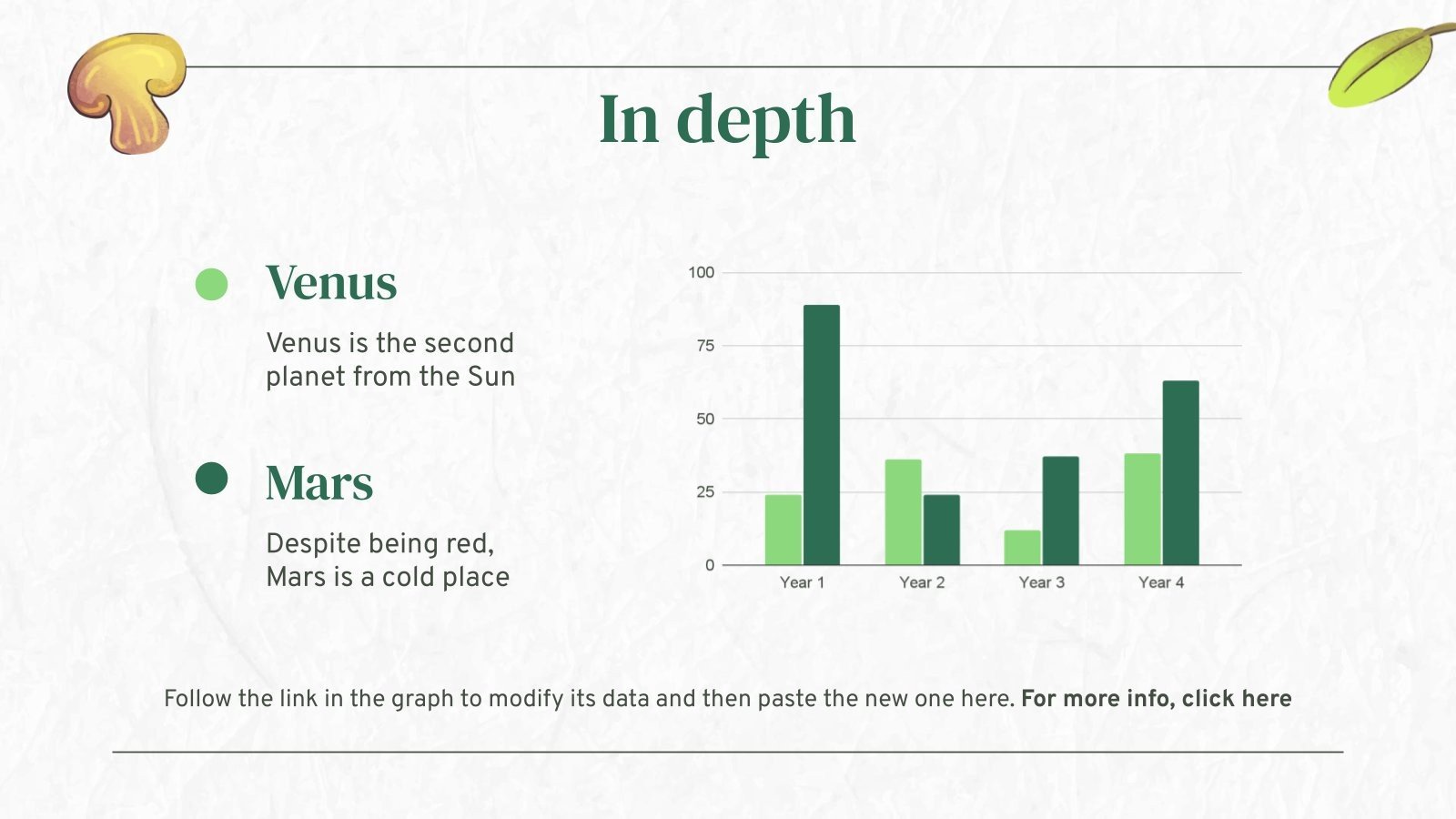 Watercolor Style Food Newsletter | Google Slides & PPT