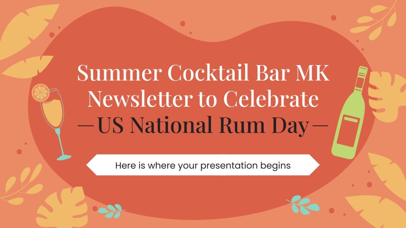 Free templates about Cocktails for Google Slides & PowerPoint