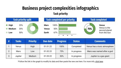 Business Project Complexities Infographics | Google Slides
