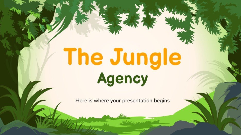 Free Google Slides & PPT templates inspired by the jungle