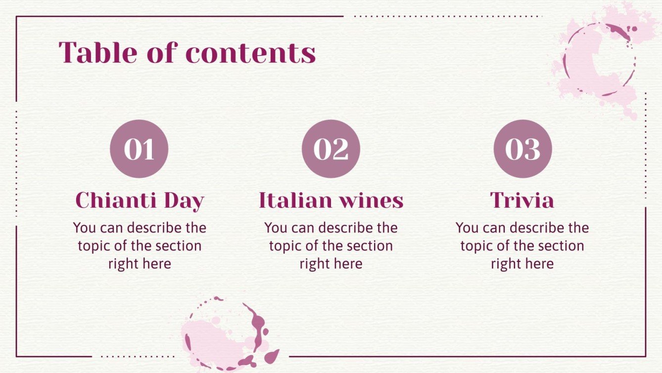 National Chianti Day | Google Slides & PowerPoint template