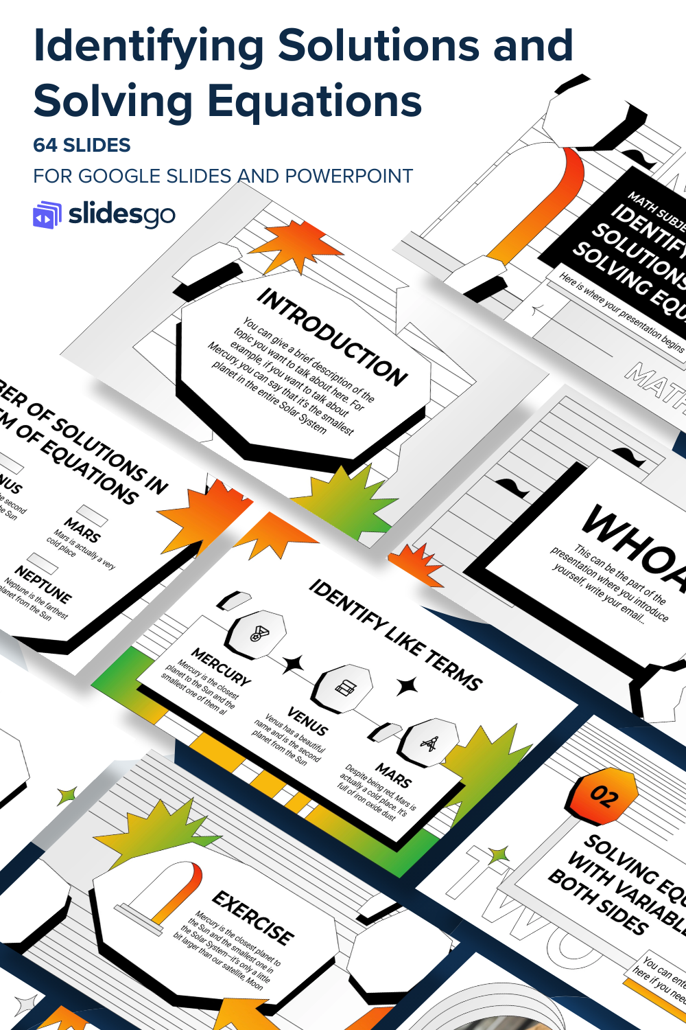 Math for Middle School: Equations | Google Slides & PPT