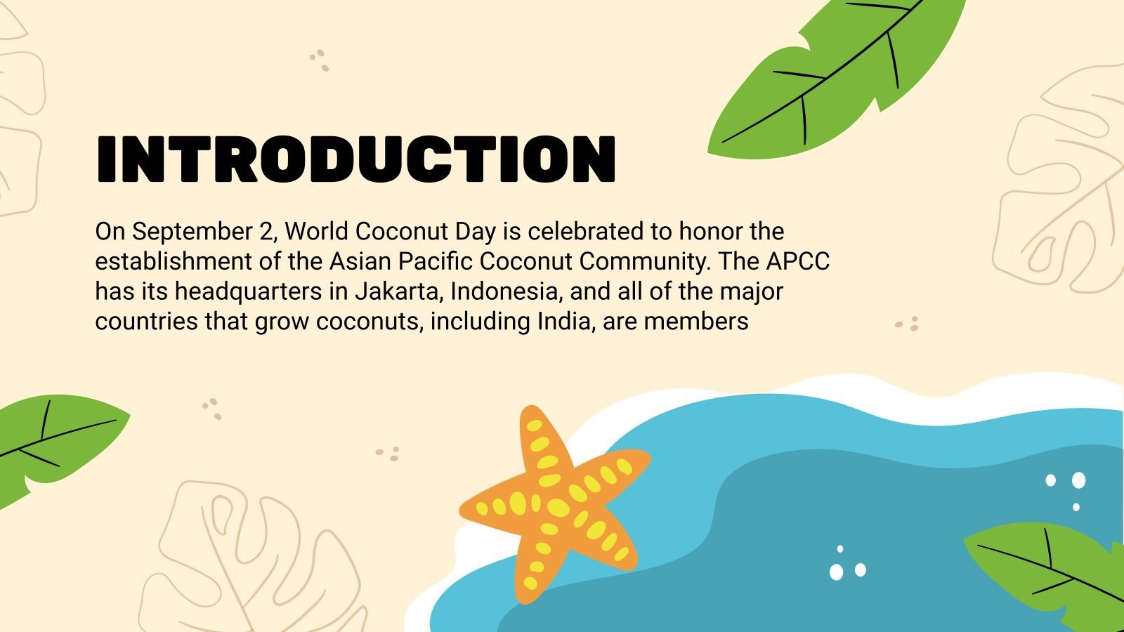 Happy World Coconut Day! | Google Slides & PowerPoint