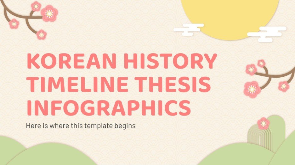 Korean History Timeline Thesis Infographics | Google Slides