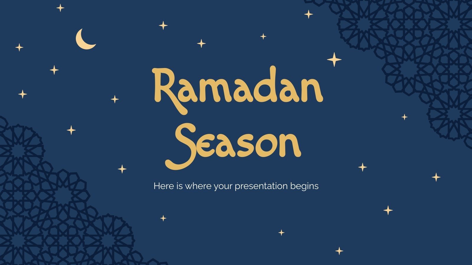 Free Google Slides and PPT Templates on Ramadan